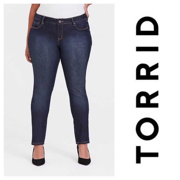 torrid | Jeans | Torrid Plus Size Curvy Skinny Jean Super Stretch Dark ...